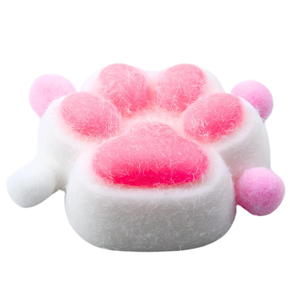 Cat Paw Squishy Anti-Stress Toy Sensory Fur Squishy White – AV SHOP