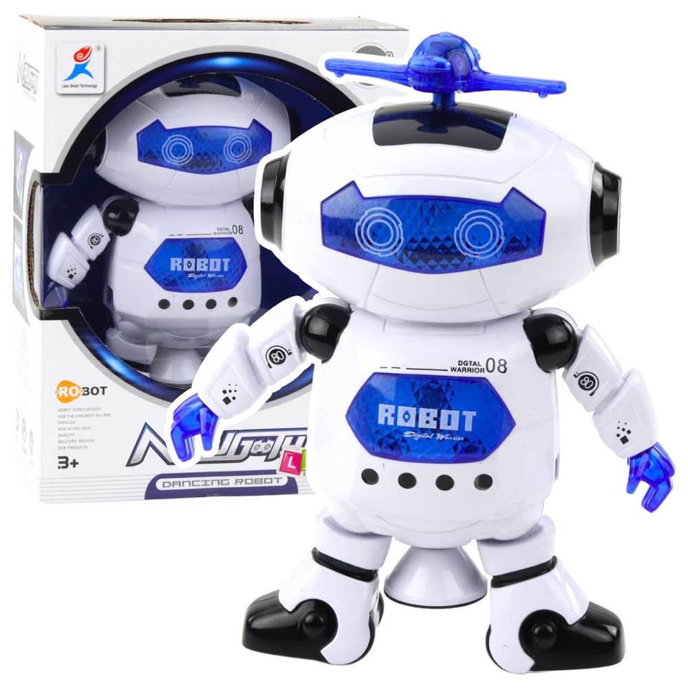 Elektronički robot koji pleše – bijelo/plavi – AV SHOP