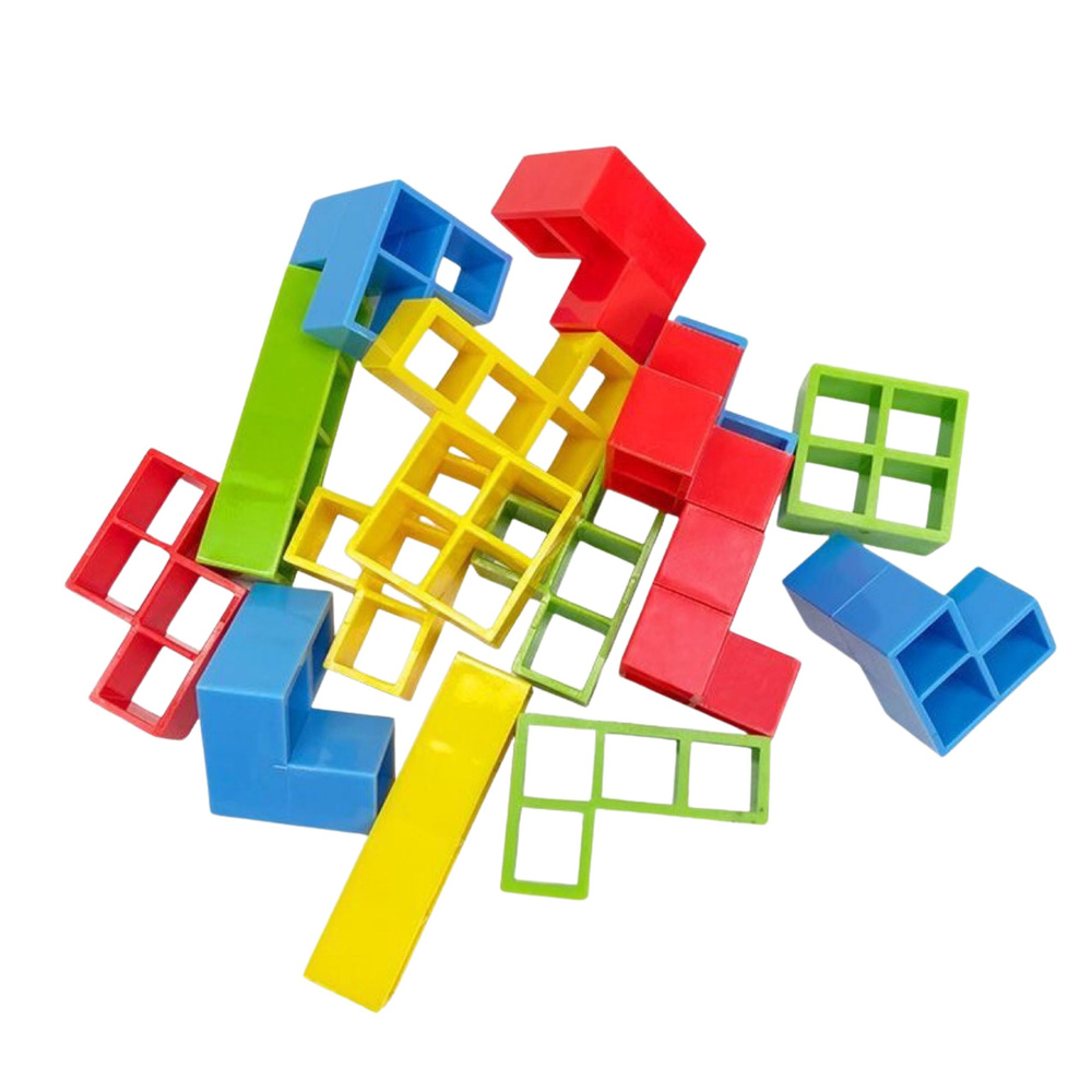 Balance Tower Skill Game Blocks 22 Cards 16 Blocks – AV SHOP