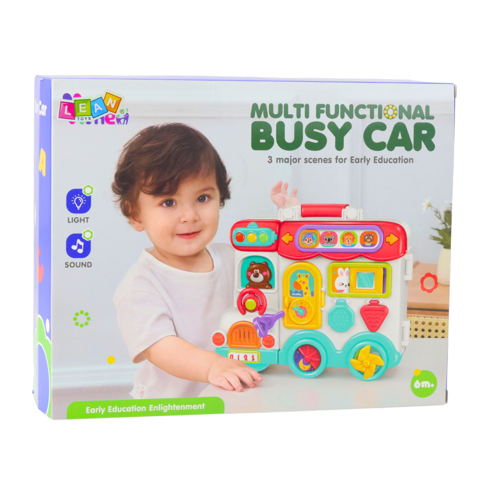 Interaktivni edukativni auto Busy Car – šareni – AV SHOP