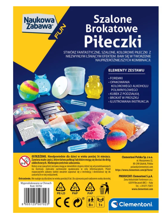 Scientific Fun Mini Lab: Crazy Glitter Balls Clementoni 50702 – AV SHOP